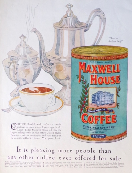 Vintage Maxwell House Coffee Ads