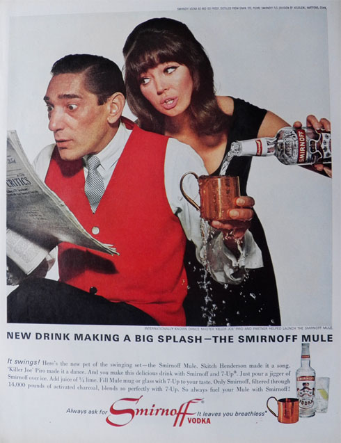 1965 Smirnoff Vodka Ad ~ Killer Joe, Vintage Beer & Liquor Ads