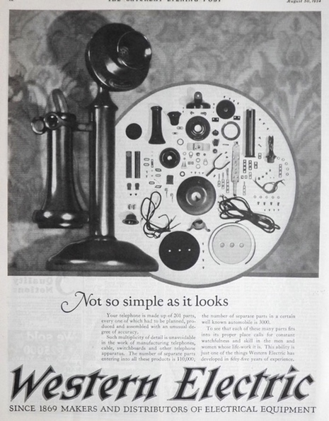 1920s Telephone Ad