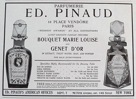 1904 Pinaud Perfume Ad ~ Marie Louise & Genet D'Or, Vintage Health ...
