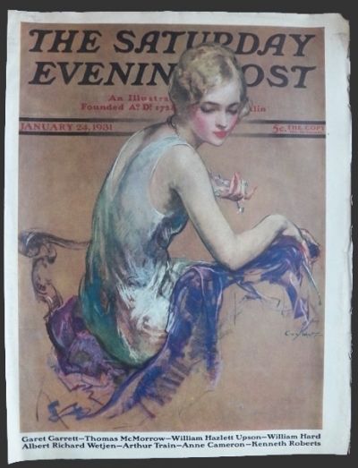 1931 Saturday Evening Post Cover ~ Guy Hoff Art, Vintage Magazine Covers