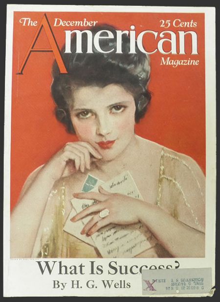 1923 American Magazine Cover ~ Earl Christy ~ Woman Holds (Love ...