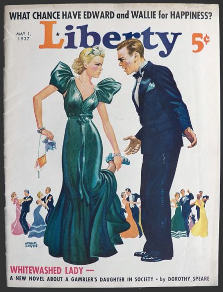 1937 Liberty Magazine Cover ~ Dancing Couple, Two Left Feet, Vintage ...