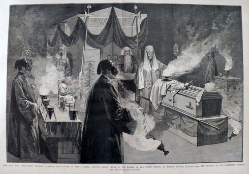 1886 Nobles of Mystic Shrine Ceremony ~ Antique Print & Article ...