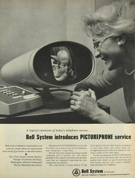 1964 Bell Systems Picture Phone Ad, Vintage Ads (Misc)