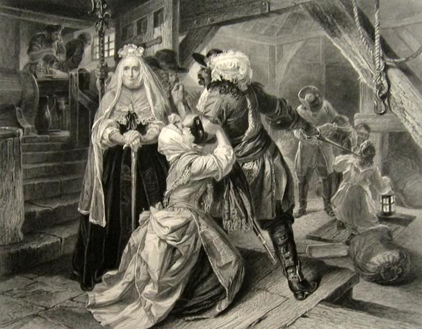 1864 Alice Lisle Antique Print Steel Engraving, Military, Historical ...