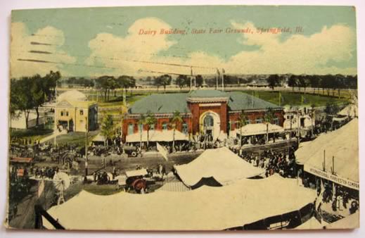 Springfield, IL State Fair Postcard, Vintage Postcards ~ Illinois