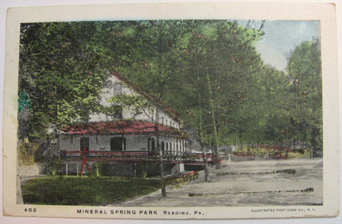 Reading, PA Postcard ~ Mineral Spring Park, Vintage Postcards ...