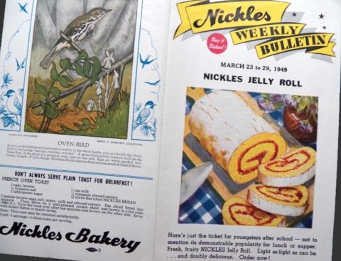 1949 Vintage Nickles Bakery Weekly Bulletin Pamphlet, Vintage Booklets ...